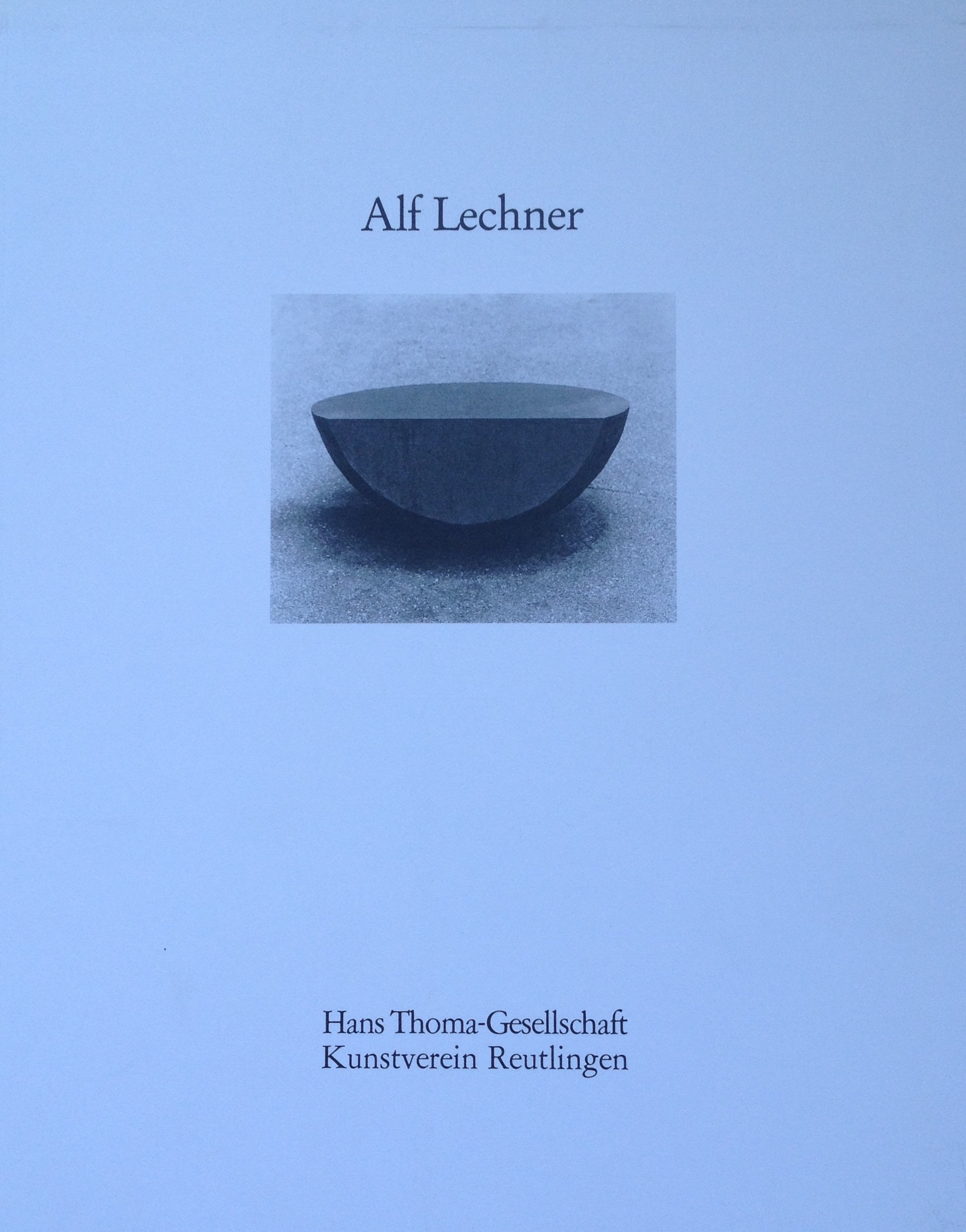 [KVRT] Katalog Alf Lechner